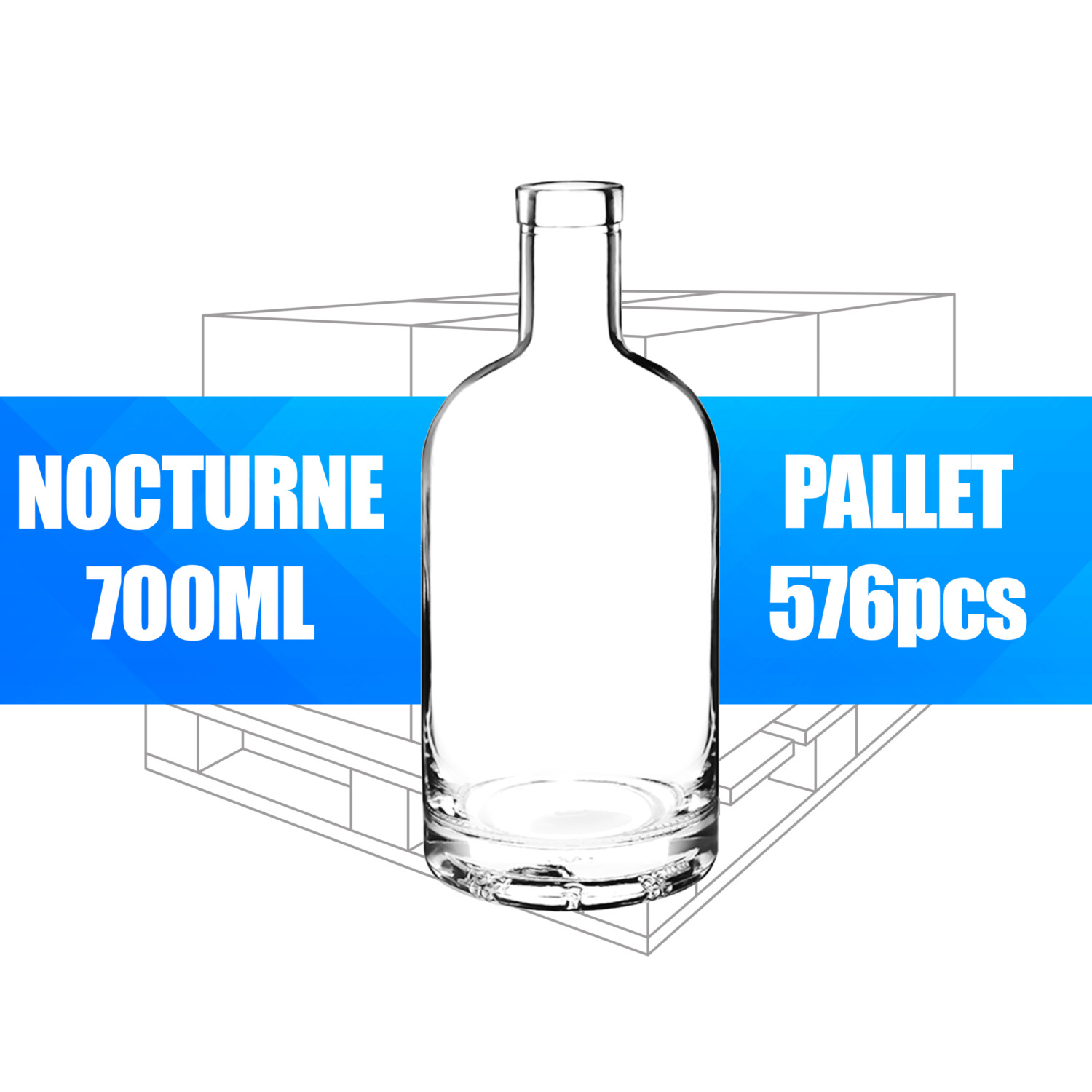 Nocturne 700ml - Pallet | Bottle Jar Store